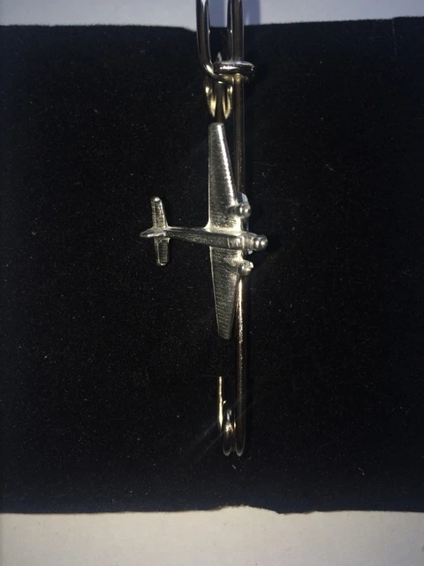 JUNKERS JU 52 C54 Aircraft Bomber Pewter Emblem Kilt Pin Scarf 3" 7.5 ...