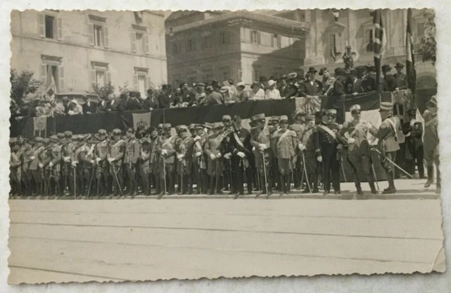 FOTO CARTOLINA FASCISMO - Duce - Ancona - Fotografia Francesco Crupi ...