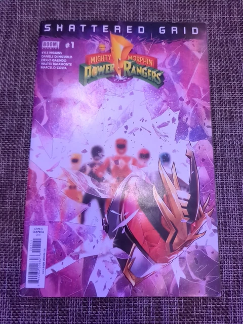 MIGHTY MORPHIN POWER Rangers: Shattered Grid #1 - Aug 2018 - BOOM! $9. ...