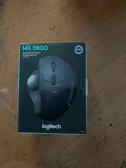 LOGITECH MX ERGO S Wireless Ergonomic Trackball Mouse w/ 6 Programmable ...