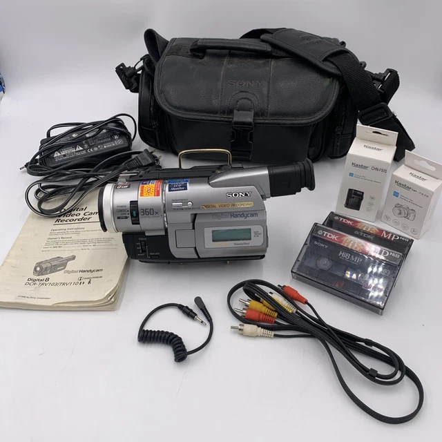 SONY DCR-TRV103 DIGITAL8 8mm Hi8 Video Camcorder w/Case Charger Bundle ...