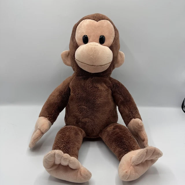 APPLAUSE CURIOUS GEORGE Plush Stuffed Animal Brown Monkey Toy Vintage ...