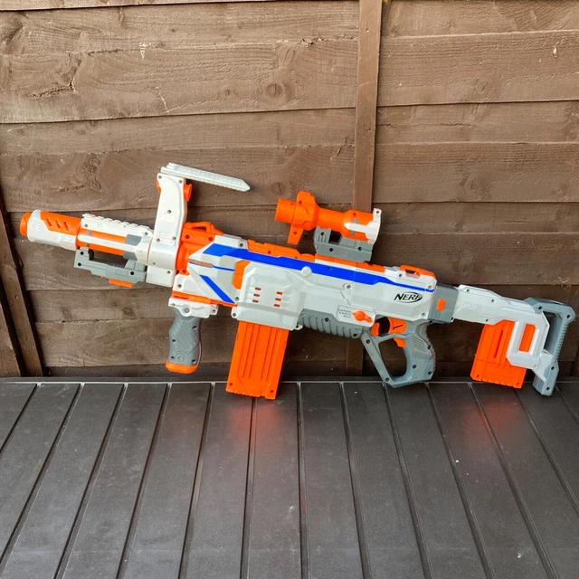 NERF N-STRIKE MODULUS Regulator Blaster Gun, with Darts & Attachments £ ...