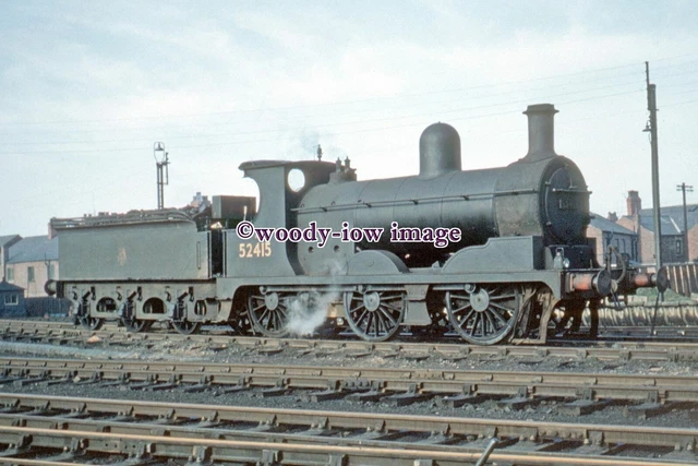 PU2774 - ENGINE No.52415 at Blackpool North Shed, c1964 Lancs - print ...