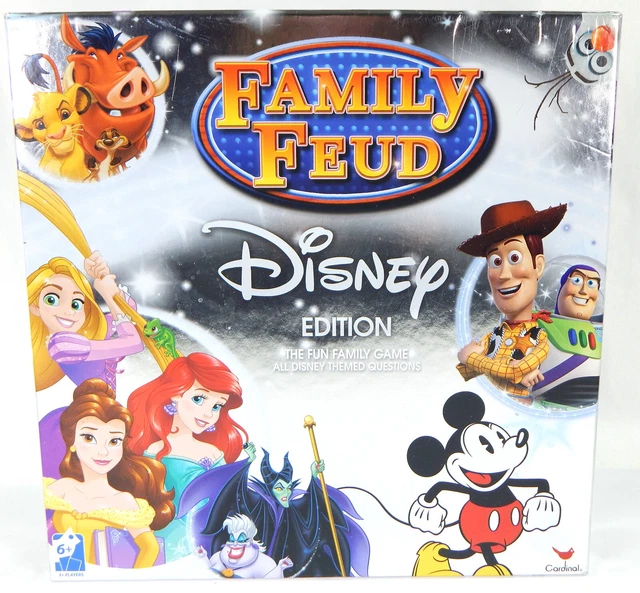 NEW! FAMILY FEUD Disney Edition Disney Pixar Themed Questions Board ...