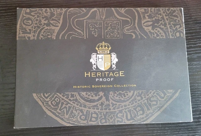 HERITAGE PROOF HISTORIC Sovereign Collection 24 CT. Gold Plated Coin ...