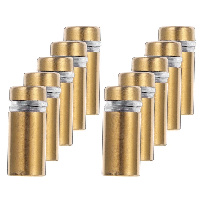 10 PCS STAINLESS Sign Standoff Screws Advertising Steel Standoffs $26. ...