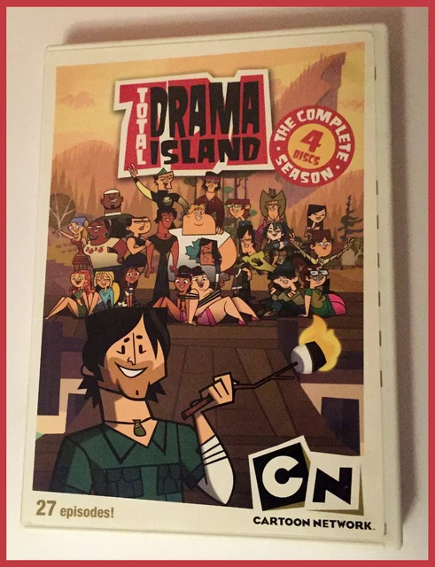 * TOTAL DRAMA Island Complete Season DVD 4-Disc Set with 27 episodes ...