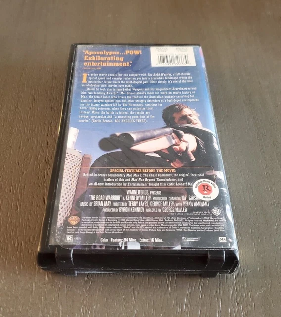VHS THE ROAD Warrior Special Edition Clamshell Case $35.00 - PicClick CA
