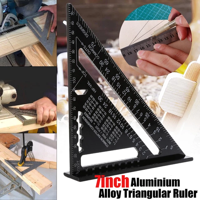7& ALUMINIUM ROOFING Triangle Rafter Angle Frame Measure Square ...