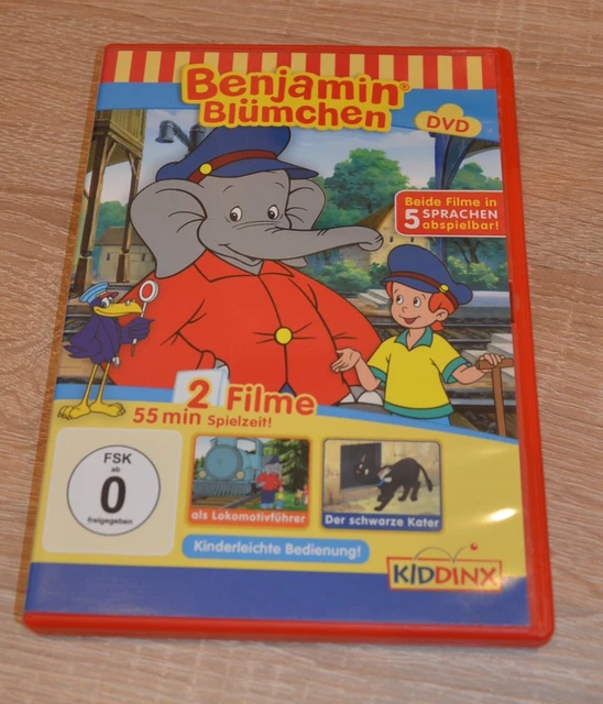 DVD VON BENJAMIN Blümchen, 2 Filme, als Lokomotivführer und "Der ...