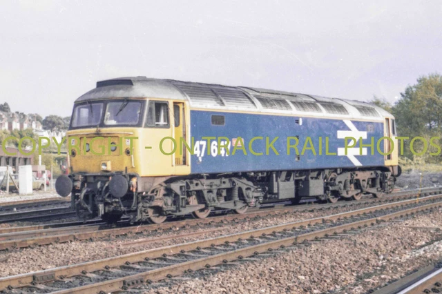 UK RAILWAY PHOTOGRAPH Of Class 47 47647. Rm47-2942 £1.70 - PicClick UK