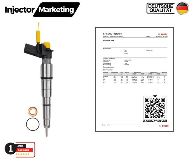 0445115048 0445115050 INJECTEUR BOSCH Pour BMW E60 E61 E63 E70 E83 E90 ...