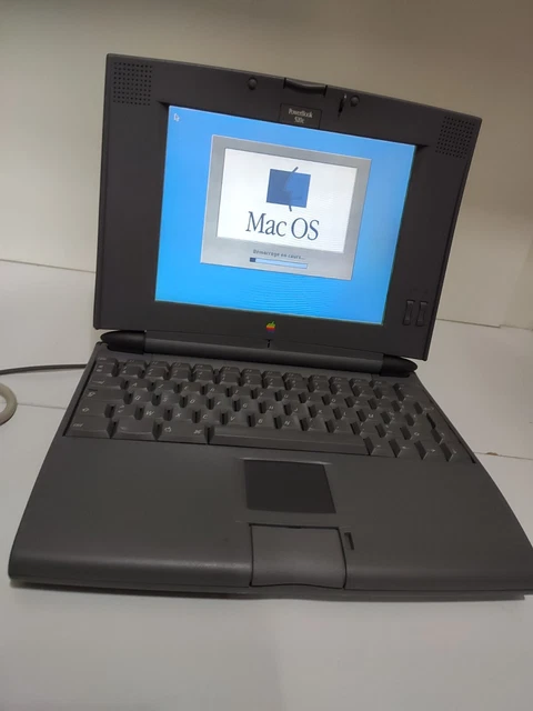 APPLE MACINTOSH POWERBOOK 520c Vintage portable computer - Mac OS F1-8. ...