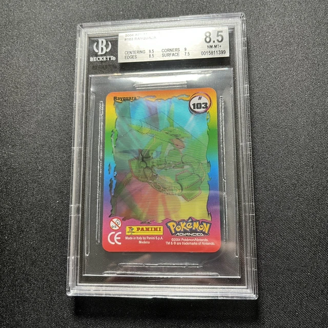 POKÉMON ADVANCED PANINI Rayquaza Lenticular Card BGS 8.5 $199.00 - PicClick