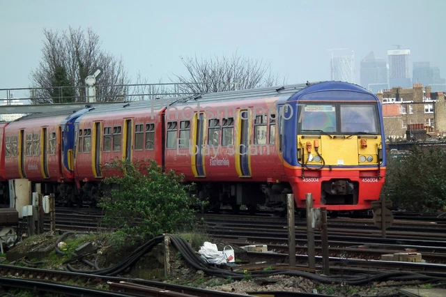 CLASS 456 456004, 2 car EMU, in South West Trains at Clapham Junction £ ...