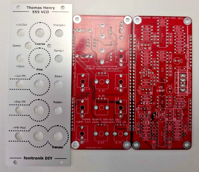 FONITRONIK THOMAS HENRY 555-VCO Panel + PCB set £29.00 - PicClick UK