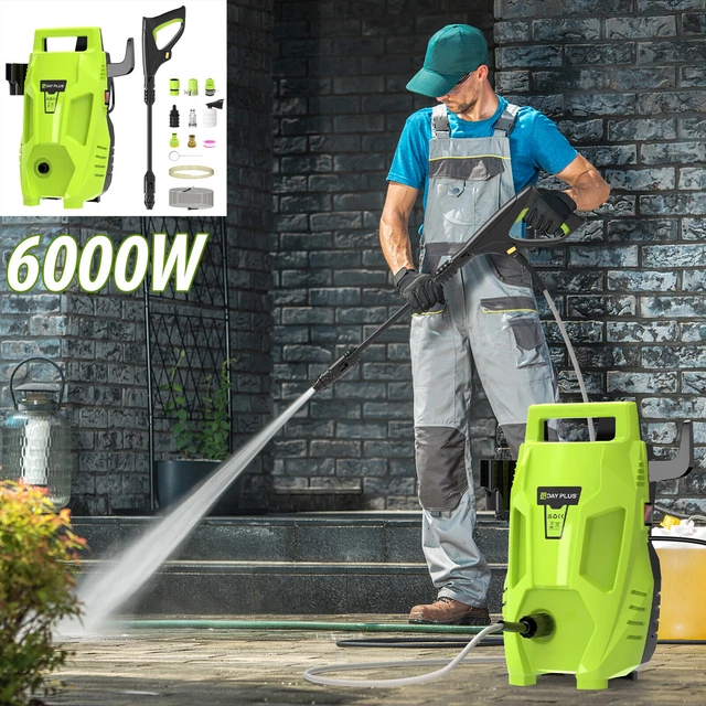 6000W HOCHDRUCKREINIGER ELEKTRO 380 Bar Mit Schaumpistole Hochdrucksprühlanze EUR 64,20 ...