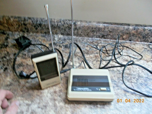 REALISTIC 43-202 2 Channel FM Cordless Room Audio Monitor Set, Tested ...