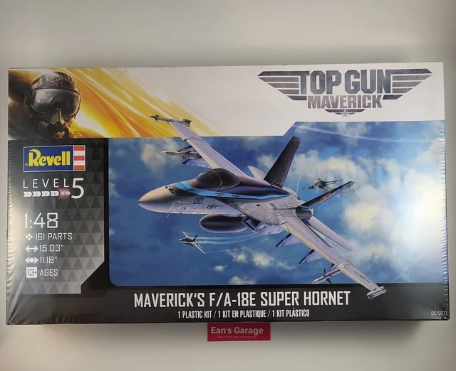 TOP GUN MAVERICK'S F/A-18E Super Hornet Revell 1/48 Airplane Model Kit ...