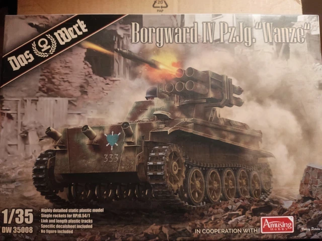 BORGWARD IV PANZERJÄGER "Wanze" Das Werk 1/35 DW35008 EUR 26,00 ...
