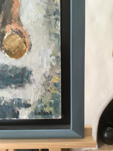 TABLEAU , HUILE sur toile de René Galant , signée , parfait état ...