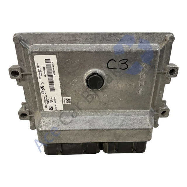 CITROEN C3 MK3 B618 20-24 Engine ECU 9840853180 £39.95 - PicClick UK