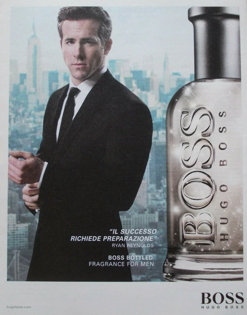 PUBBLICITÀ ADVERTISING WERBUNG Italia Clip 2012 PROFUMO HUGO BOSS RYAN ...