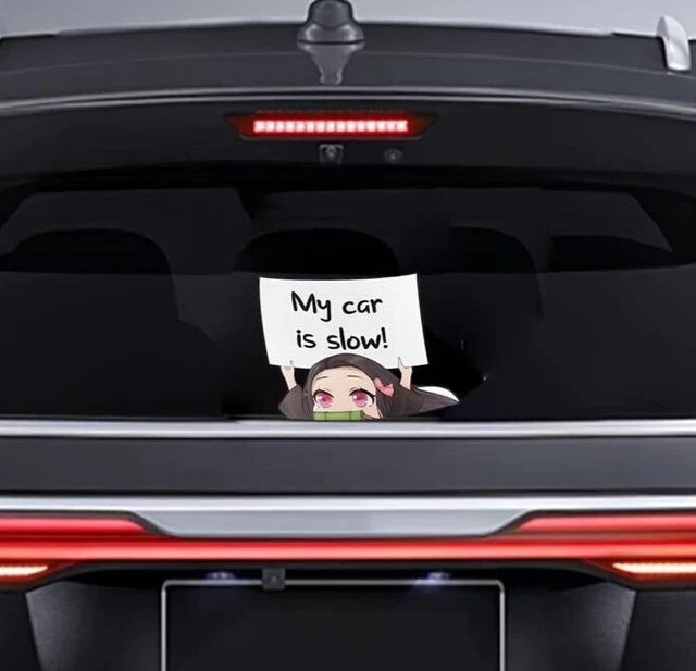 DEMON SLAYER NEZUKO Kamado Auto Aufkleber Kimetsu No Yaiba Car Foil ...