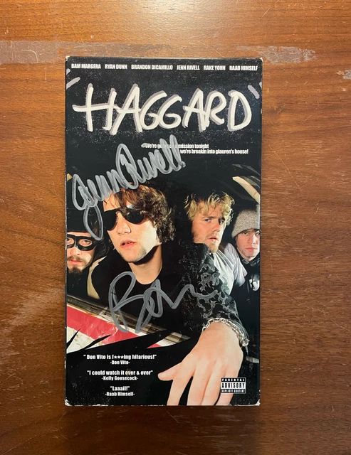 BAM MARGERA JENN Rivell SIGNED Haggard VHS (2003) $150.00 - PicClick