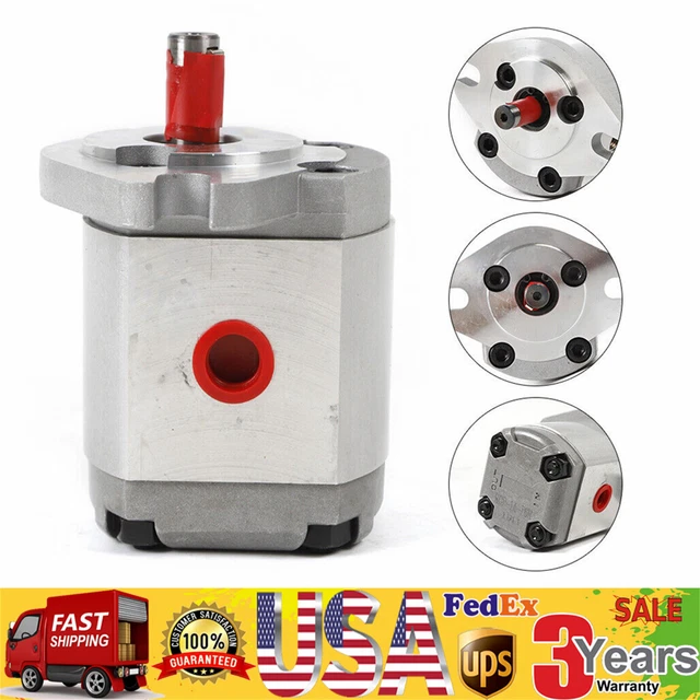 MINI HYDRAULIC GEAR Pump High Pressure Gear Pump 21MPa 3200rpm Flat Key ...