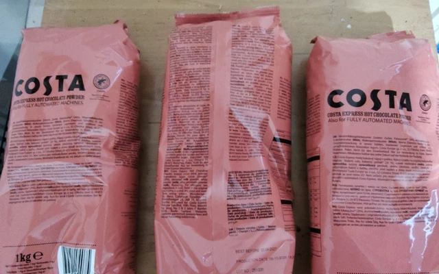 COSTA EXPRESS HOT Chocolate Powder 100% Genuine 05/ 2027 expiry date ...