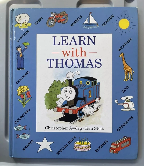 THOMAS THE TANK Engine Book Learn With Thomas Vintage Hard Cover 1995 £ ...