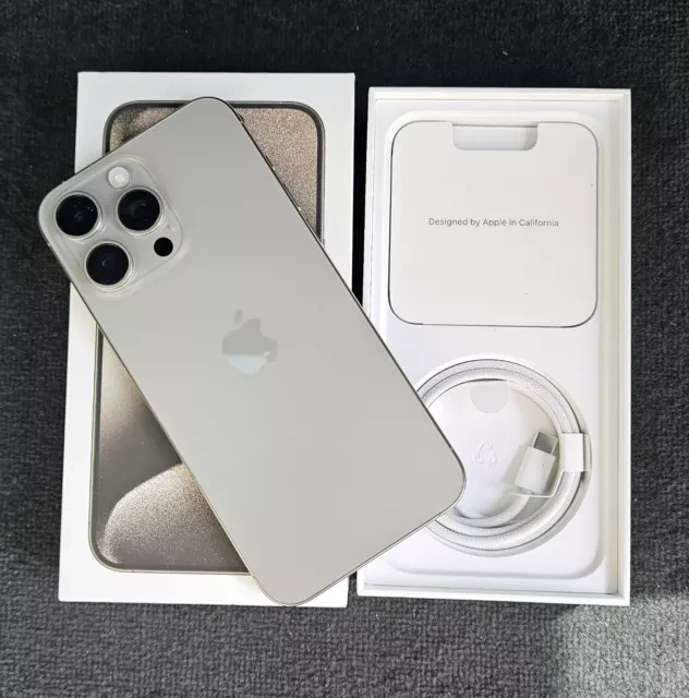 APPLE IPHONE 15 Pro Max 256GB 6.7 " Black Titane Eu MU773ZD/A EUR 1.255,37 - PicClick FR