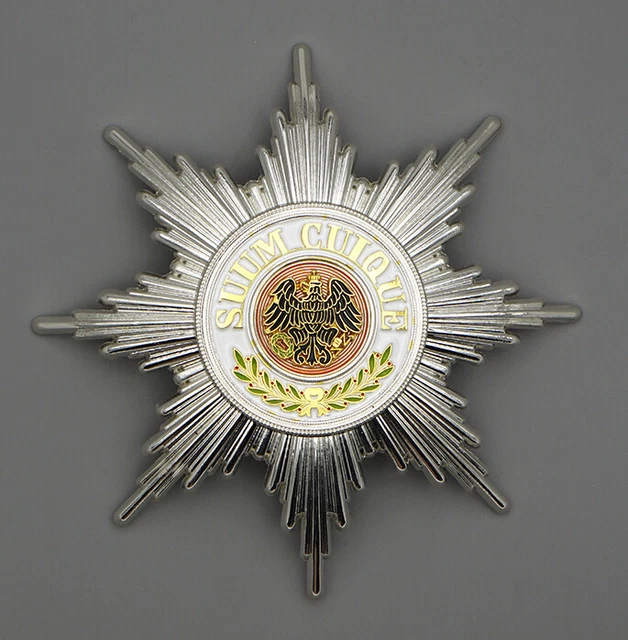 WW1 IMPERIAL GERMAN Prussian Order of the Black Eagle breast Star award ...