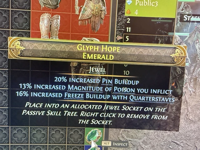PATH OF EXILE 2 Poe2 Jewel 20% Pin Buildup 13 Magnitude Poison 16% ...