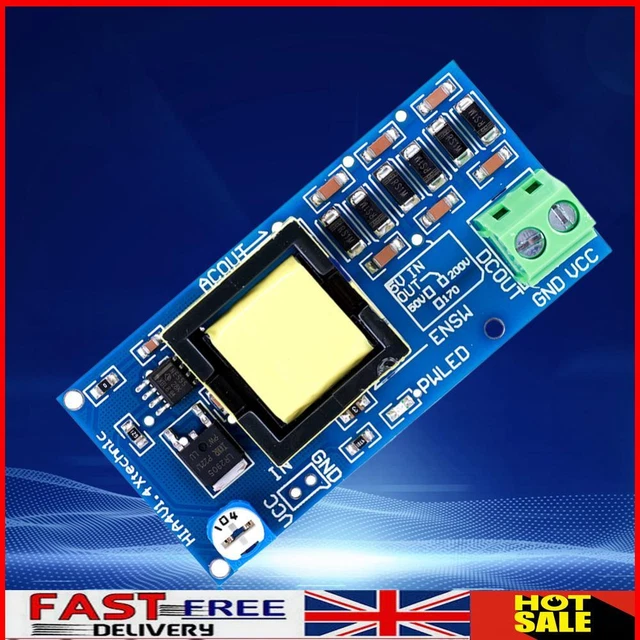 HIGH VOLTAGE DC-DC Boost Converter Input 5V-12V Capacitor Charging ...