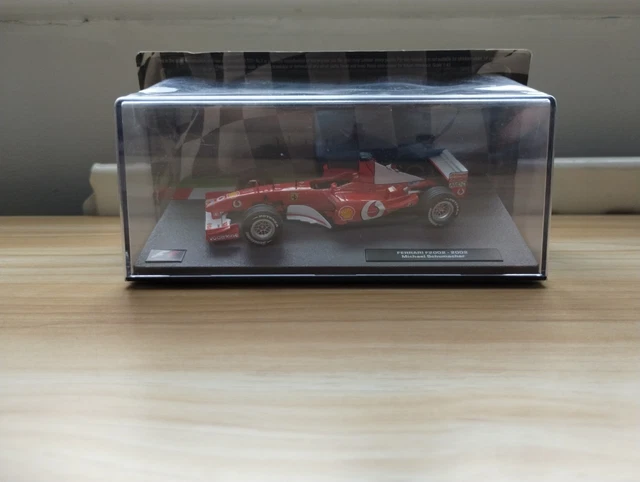 PANINI F1 CAR Collection Ferrari F2002 Michael Schumacher 1:43 Scale ...