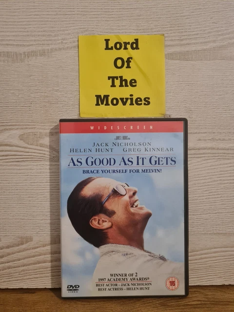AS GOOD AS It Gets (DVD, 1997) Jack Nicholson [Region 2] [UK] SEE ...