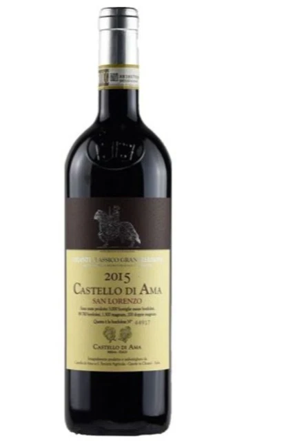 CASTELLO DI AMA 2015 SAN LORENZO CHIANTI CLASSICO GRAN SELEZIONE DOC ...