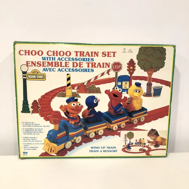 SESAME STREET CHOO Choo Train Set #9223 Original Complete Set 1991 ...