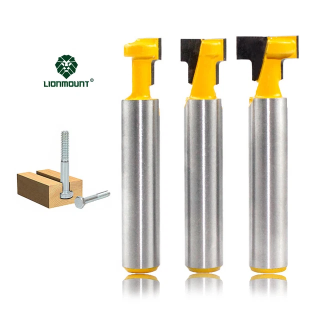 T-TRACK T-SLOT KEYHOLE Router Bit Cutter Set, Wood Cutter 8mm Shank $9. ...