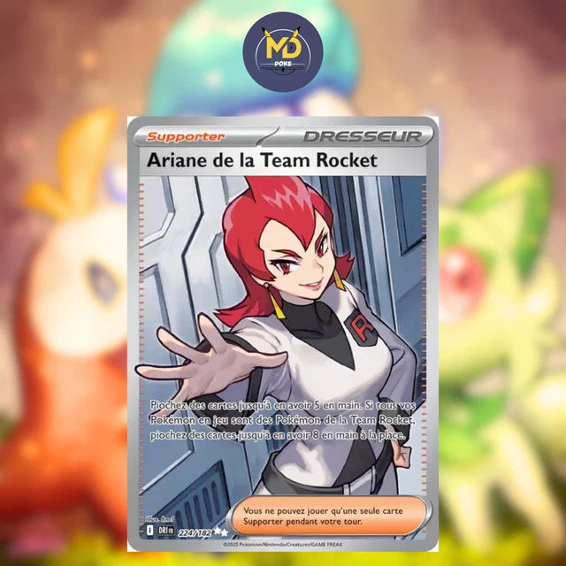 CARTE POKÉMON FRANÇAISE - Ariane de la Team Rocket 224/182 - EV10 EUR 8 ...