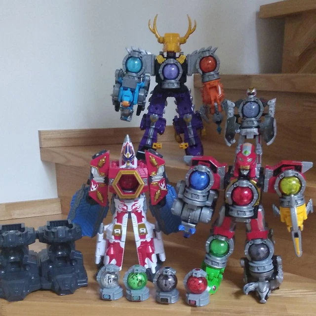 POWER RANGERS UCHU Sentai Kyuranger Kyutama Megazord série 4set Bundle ...