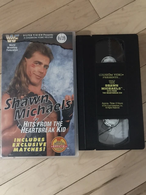 WWF SHAWN MICHAELS Hits From The Heartbreak Kid 95 Vhs Tape Wwe Wcw £47 ...