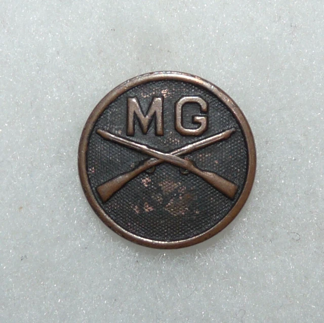 ORIGINAL WW1 US Army Enlisted Machine Gun Coy C Bronze Screw Back ...