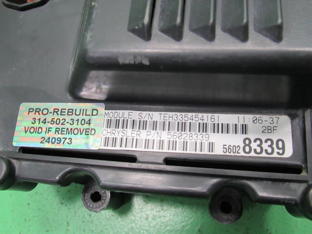 94-95 DODGE DAKOTA 3.9L Ecu Ecm Pcm Engine Control Computer 56028339 ...