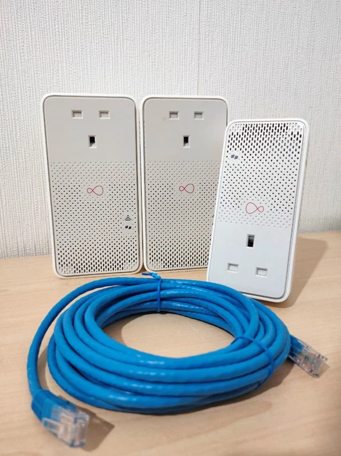 VIRGIN MEDIA WIFI booster SET WiFi Extender powerline adapter PG9072LG ...