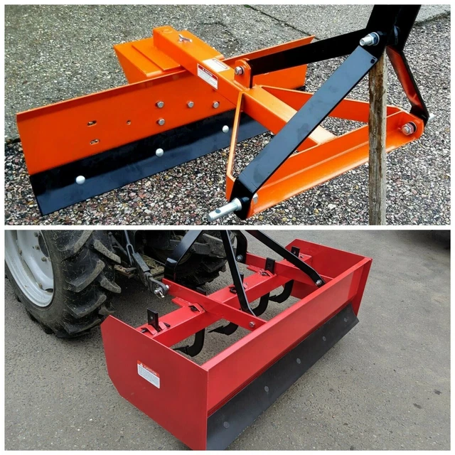 COMPACT TRACTOR BOX Grader - Leveller - Ripper - Blade - 4FT / 5FT ...