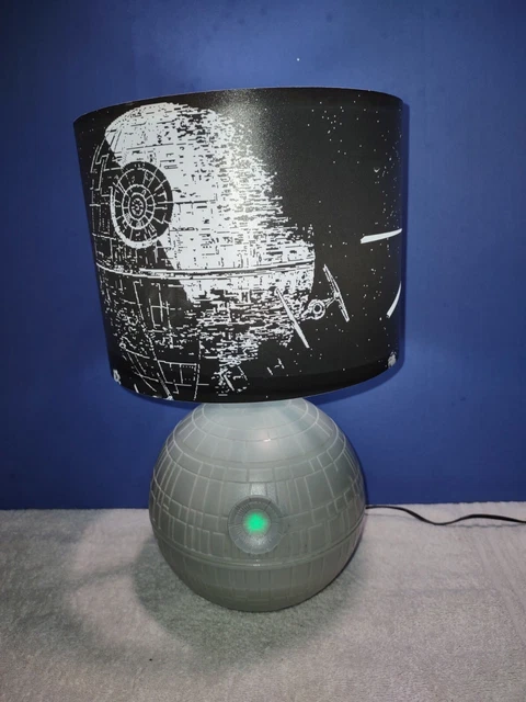 STAR WARS 3D Death Star Desktop LED Lamp Light with Printed Fight Scene ...